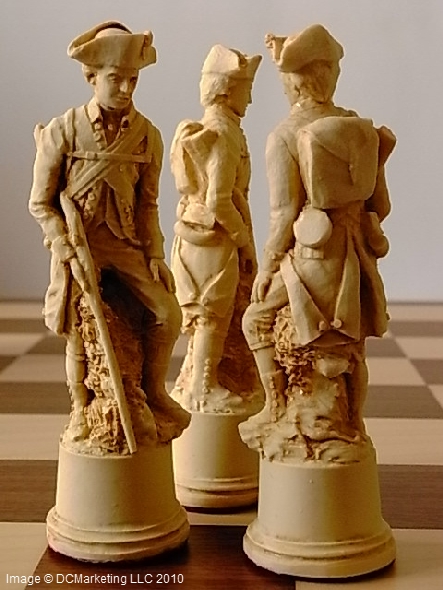 Civil War Chess Sets - American Civil War Chess Set - Revolutionary War ...