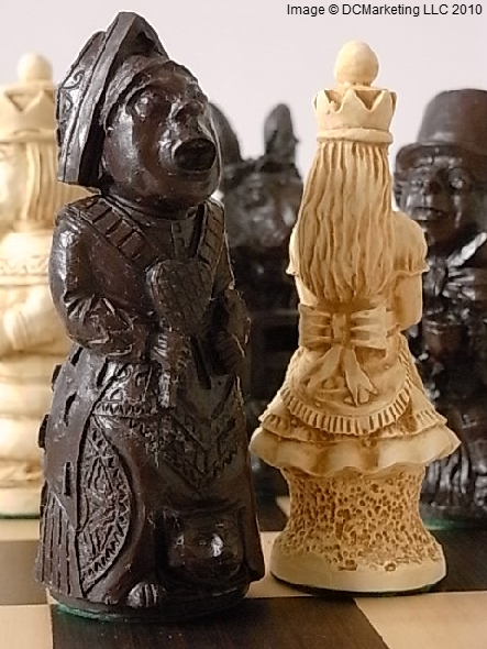 Alice in Wonderland Chess Set - Alice in Wonderland Chess Pieces ...