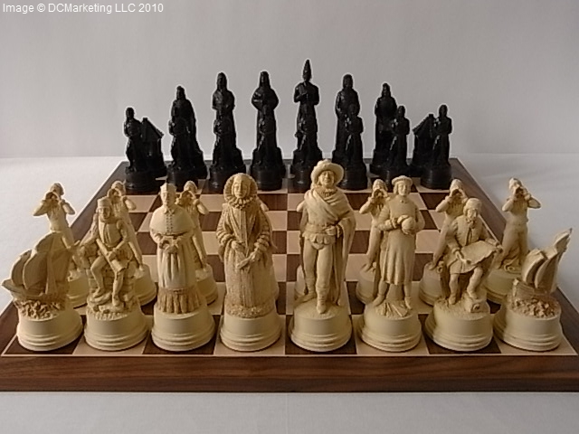 Civil War Chess Sets - American Civil War Chess Set - Revolutionary War ...