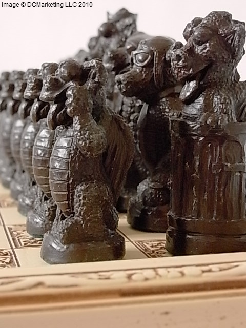 Lord of the Rings Chess Set - Fantasy Chess Sets - Dragon Chess Sets